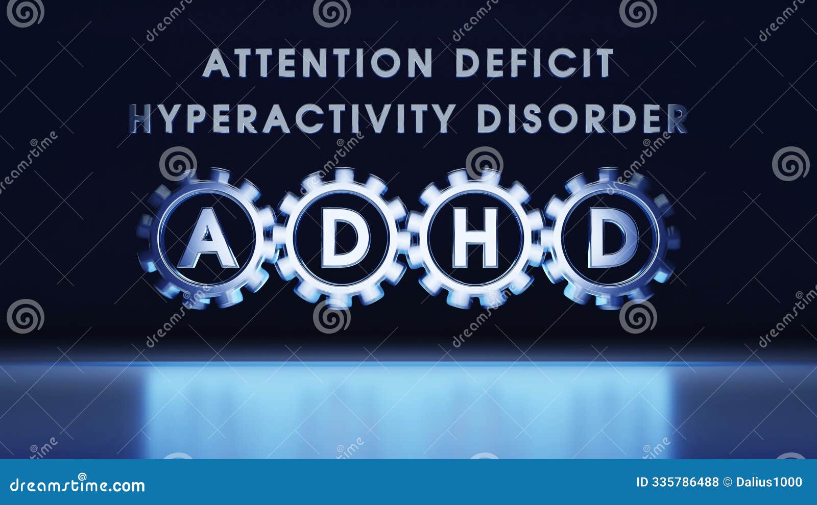 Conceptual Video That Shows ADHD Attention-Deficit Hyperactivity ...