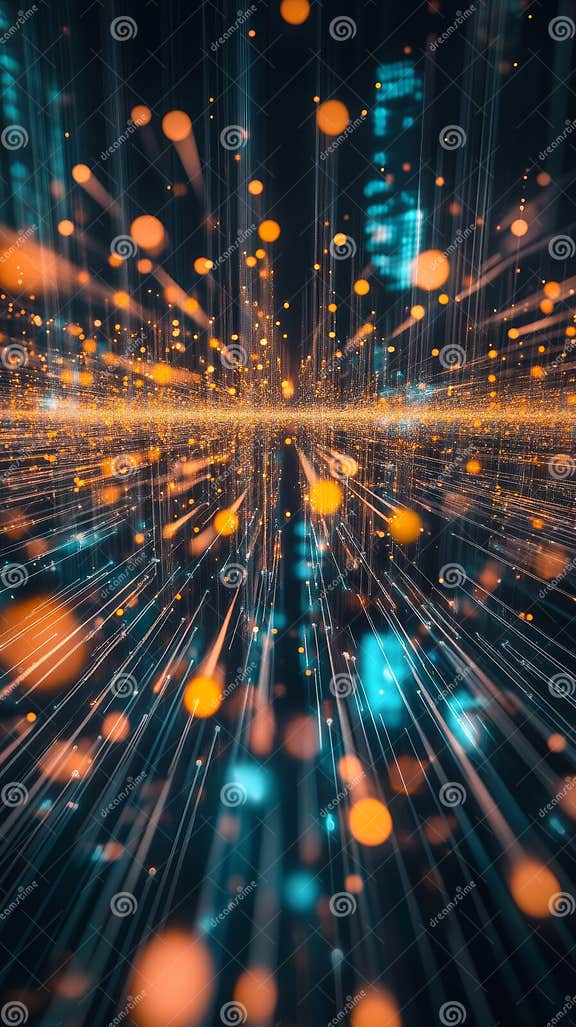 Conceptual Visualization of Dynamic Data Flow and Digital ...