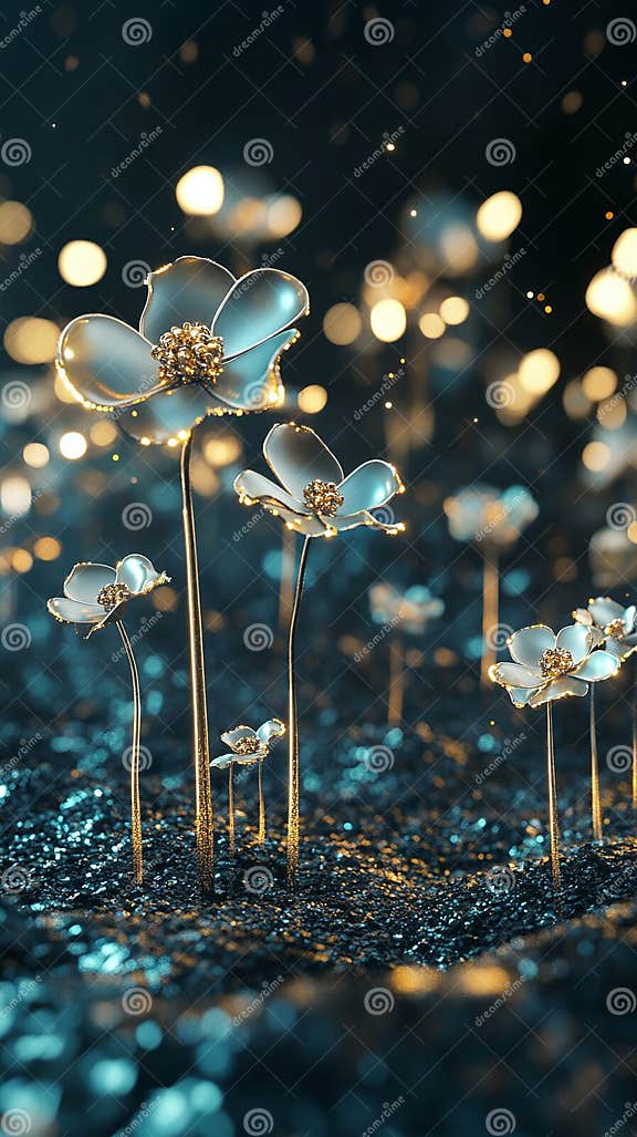 Conceptual Visualization of Wealth Blooming Like Flowers through ...