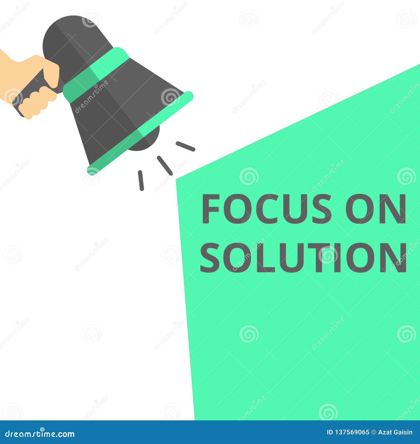 Conceptual Writing Showing Focus on Solution Stock Illustration ... Conceptual Writing Showing Focus on Solution Stock Illustration ...