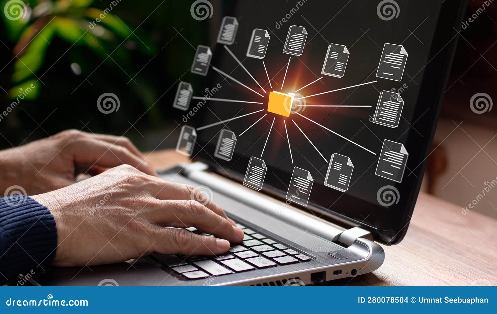 Conceptualization of a Document Management System with a Businessman ...