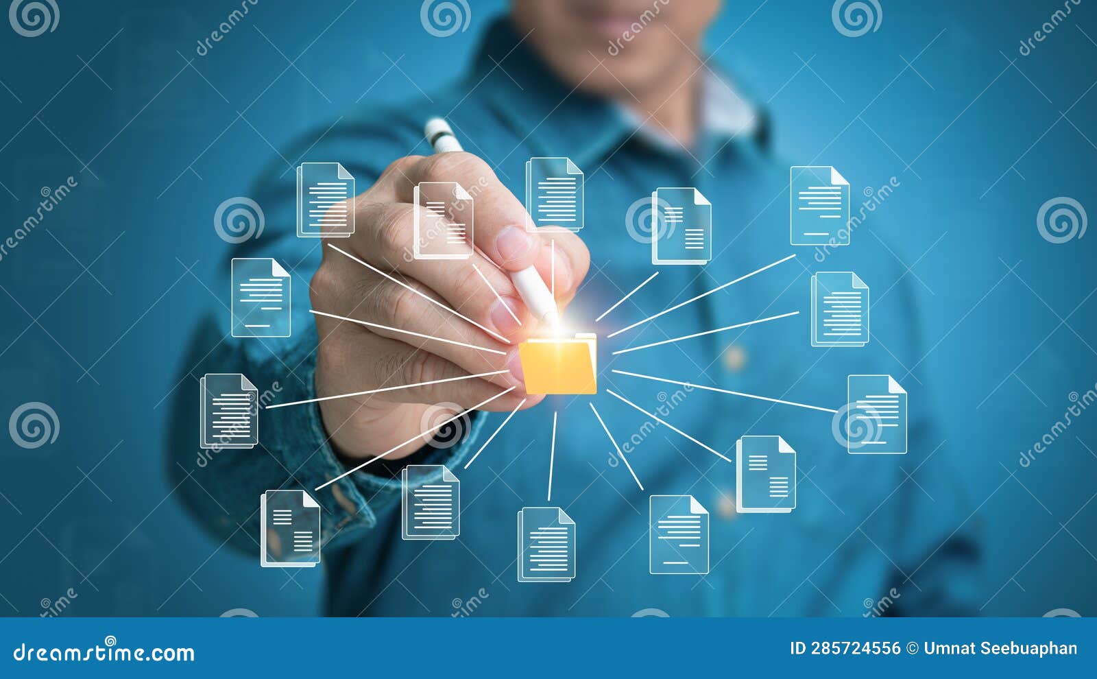 Conceptualization of a Document Management System with a Businessman ...
