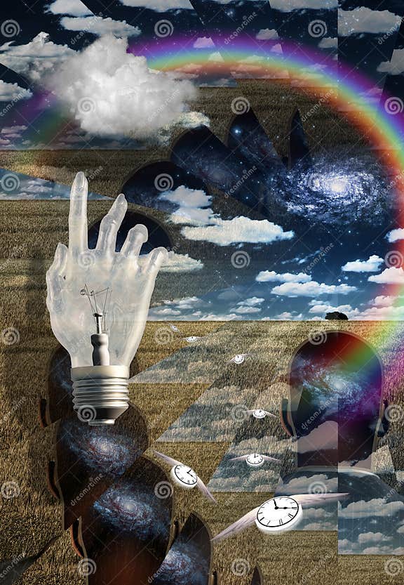 Conceptualize ilustração stock. Ilustração de alma, colorido - 57104746