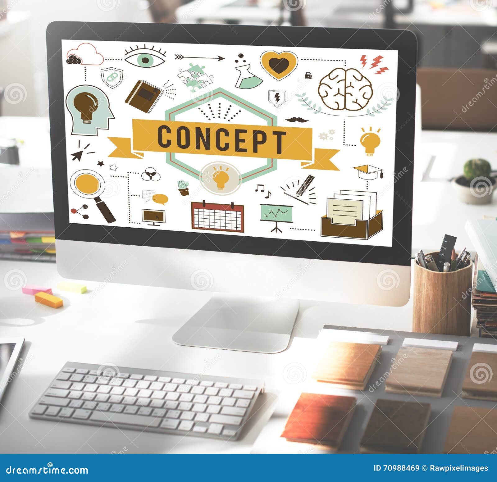 Conceptualize Conception Conceptual Ideas Plan Concept Stock Image ...