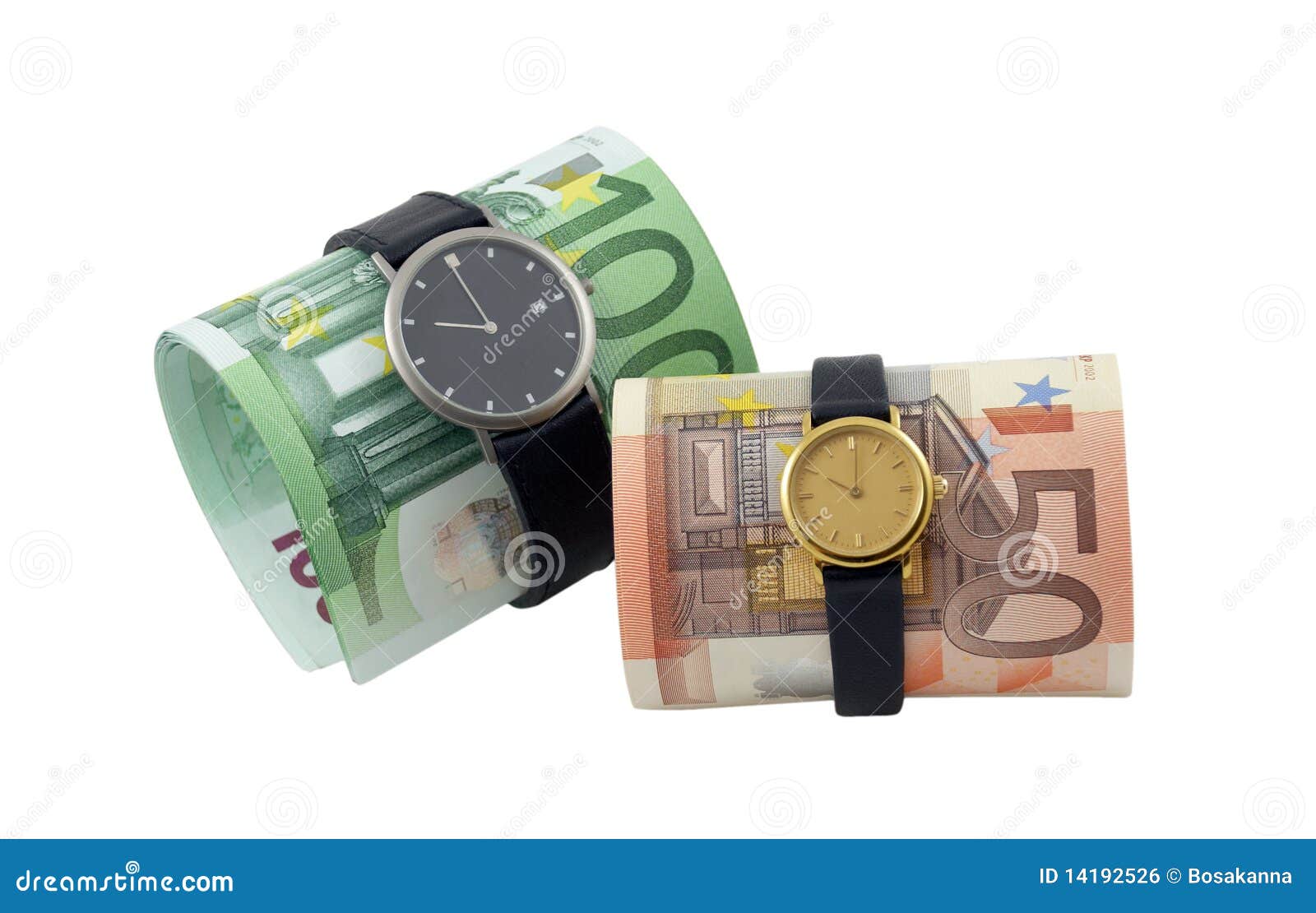 Conceptuele Foto - De Tijd is Geld Stock Foto - Image of honderd ...