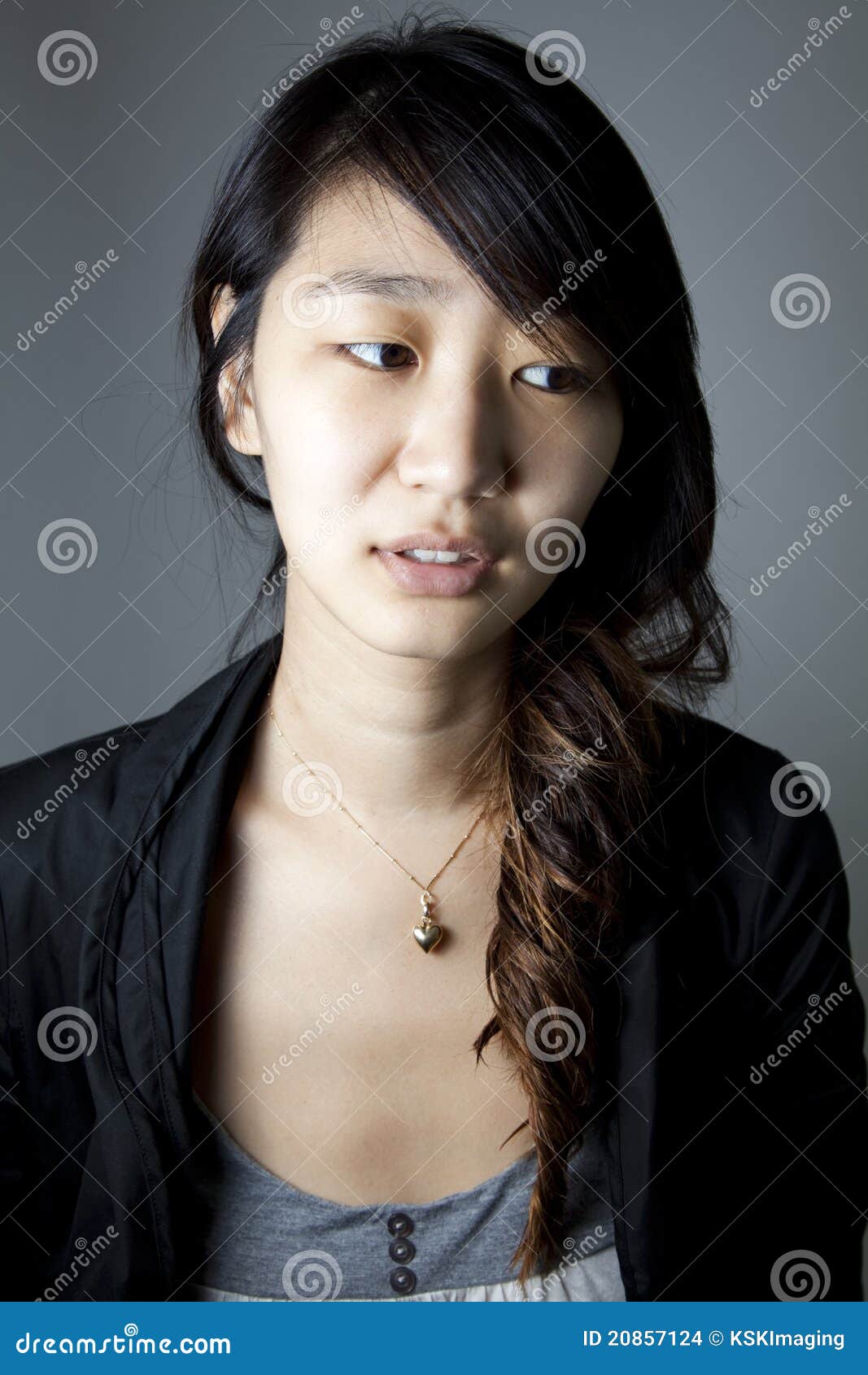 Concerned stock photo. Image of person, asian, background - 20857124