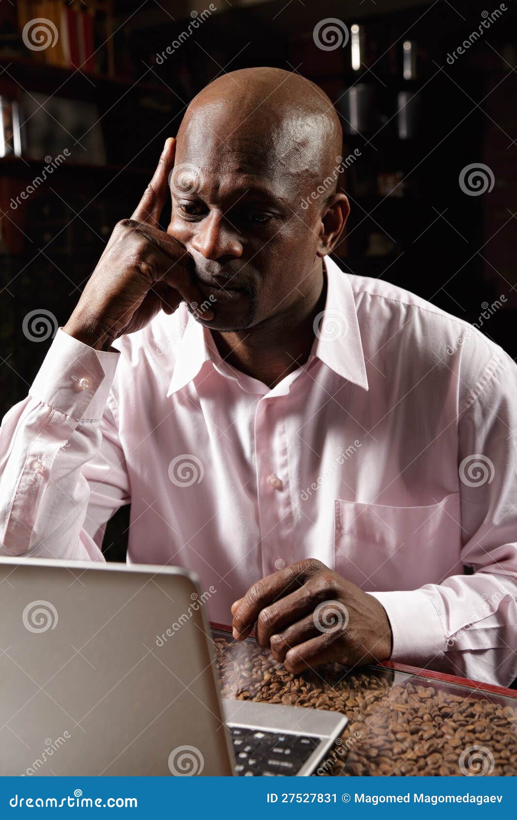Concerned african man stock image. Image of male, ethnicity - 27527831
