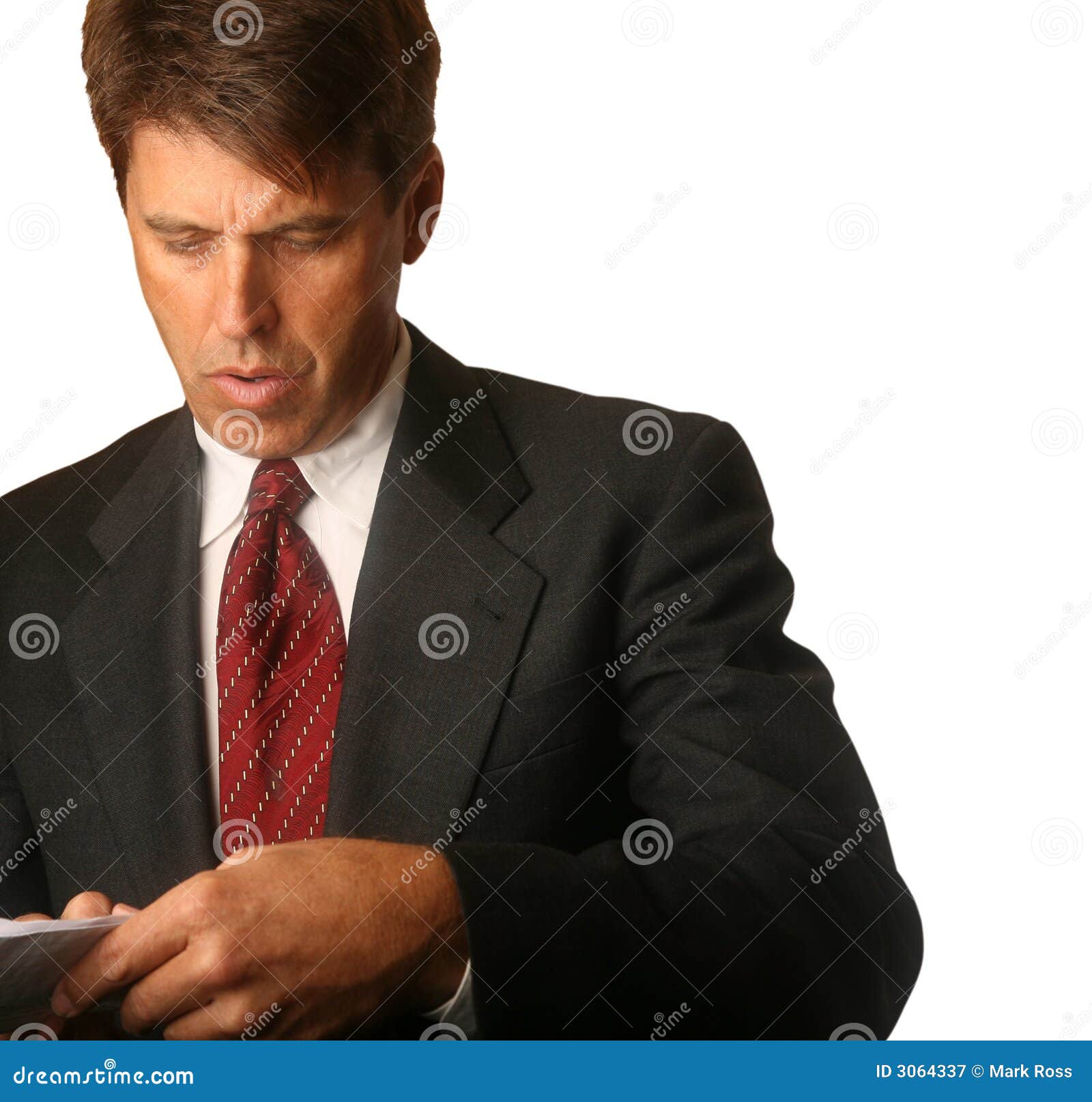 Concerned Business Man stock image. Image of suit, business - 3064337