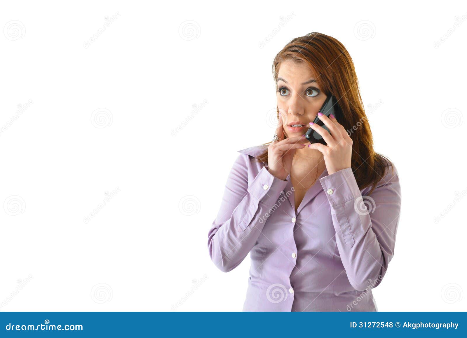 Concerned Business Woman stock photo. Image of white - 31272548