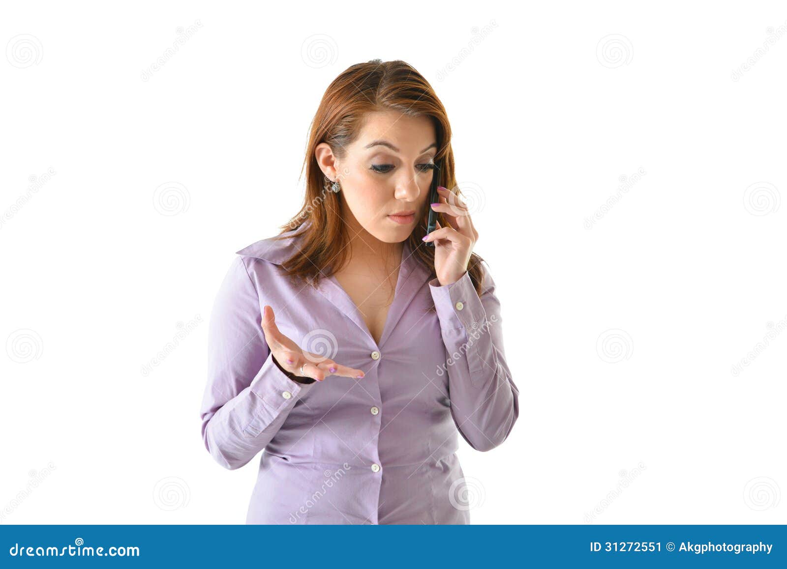 Concerned Business Woman stock image. Image of smile - 31272551