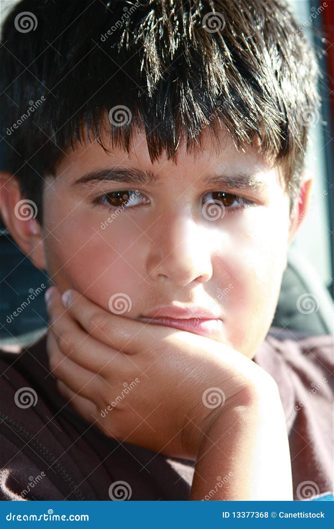Concerned Child stock photo. Image of good, american - 13377368