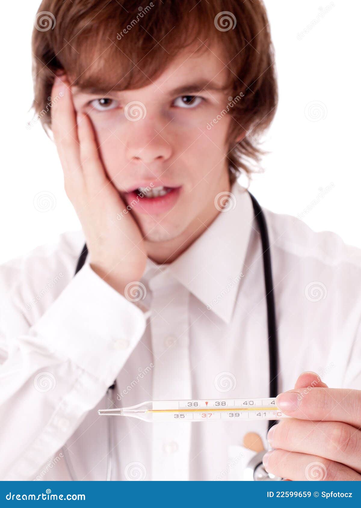 Concerned doctor stock image. Image of industry, concern - 22599659