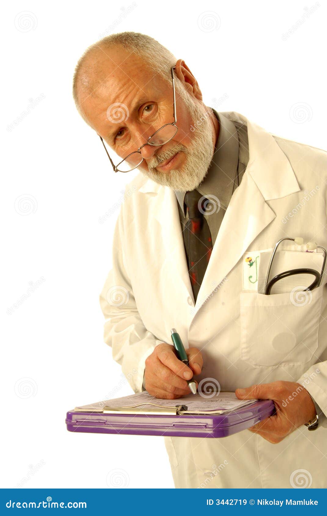 Concerned doctor stock image. Image of calm, nice, helpful - 3442719