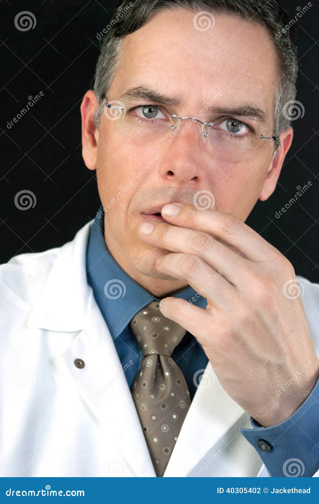 Concerned Doctor stock photo. Image of attractive, occupation - 40305402