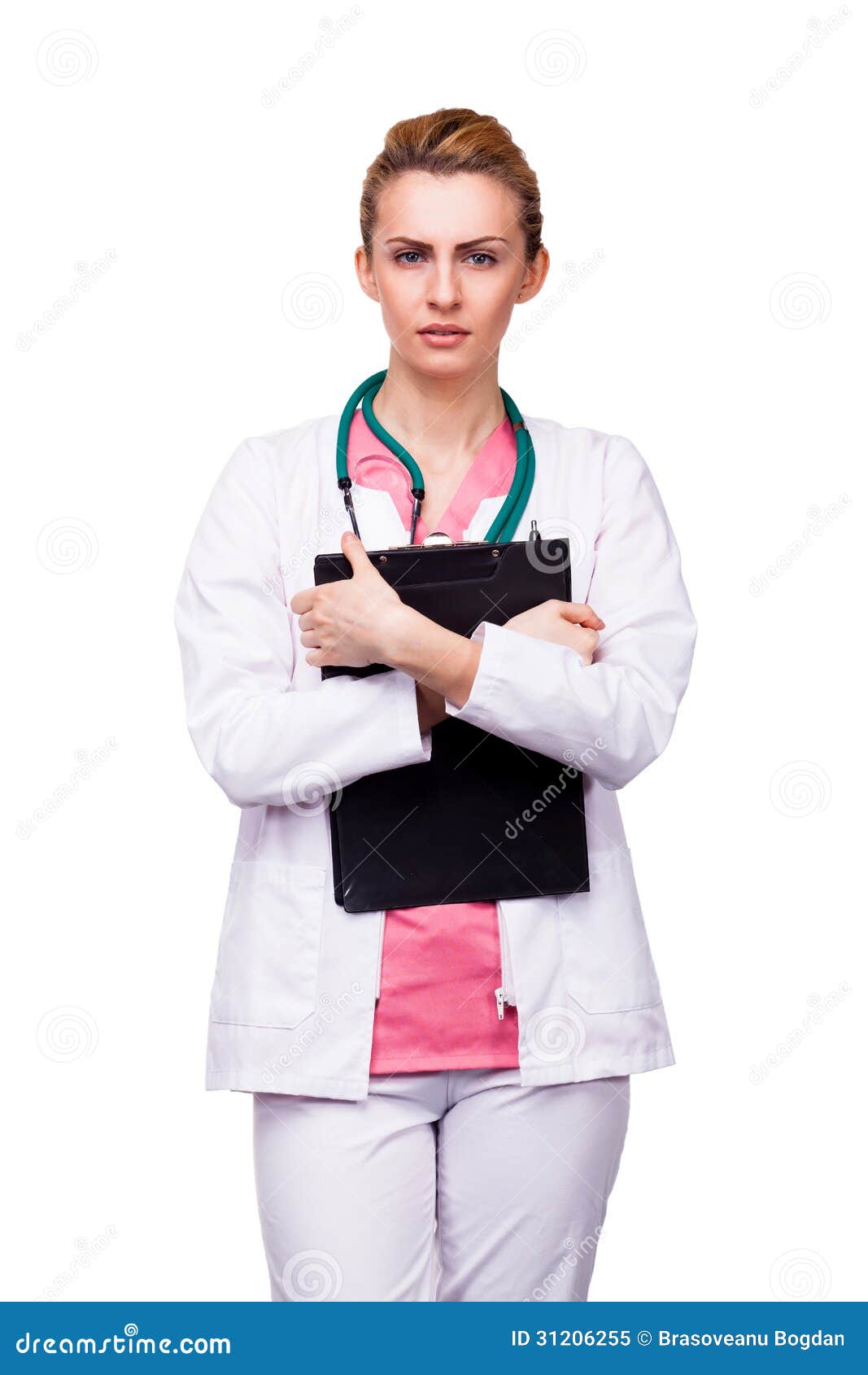 Concerned doctor stock image. Image of caucasian, background - 31206255
