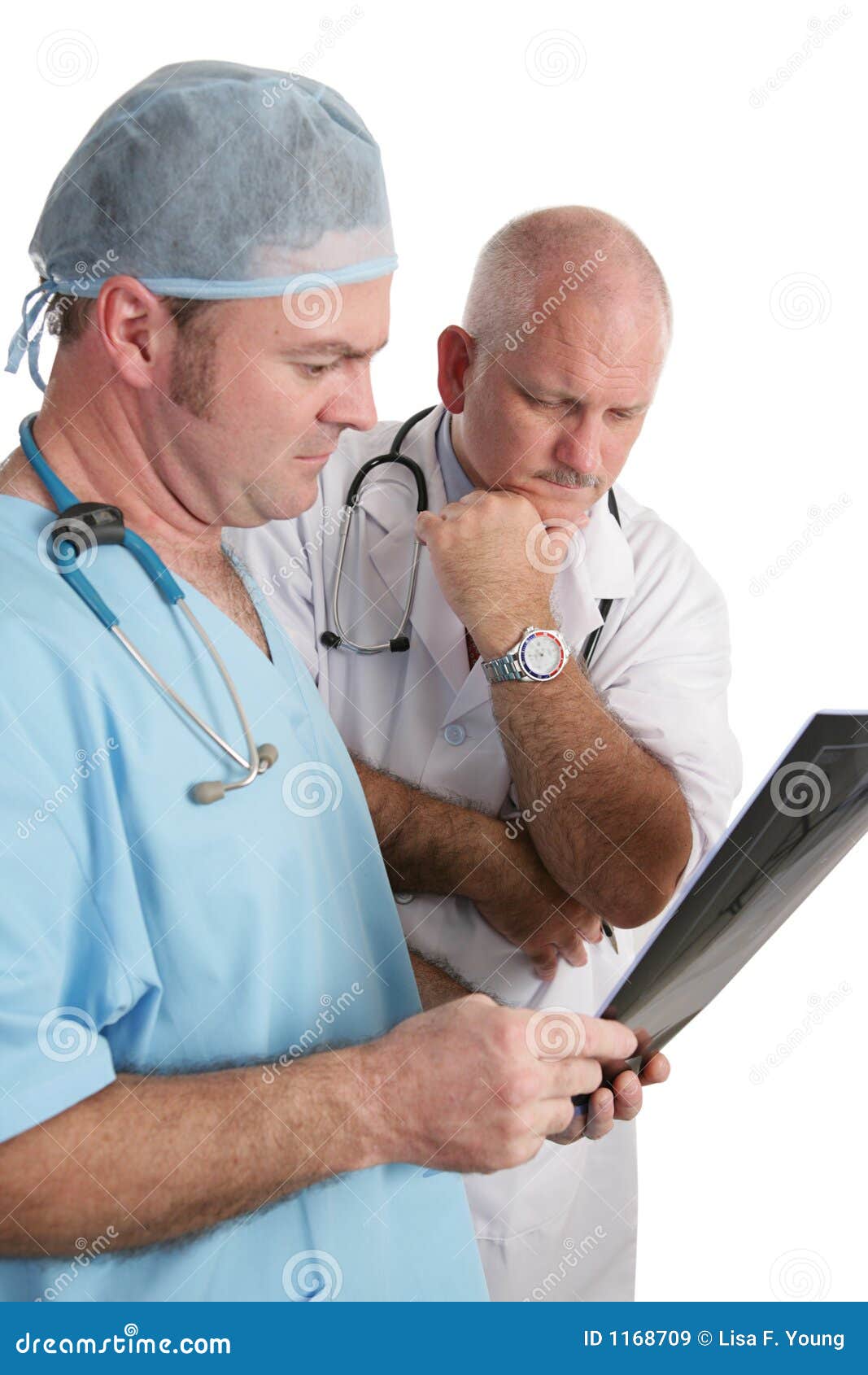 Concerned Doctors with Xrays Stock Image - Image of intern, orthopedic ...