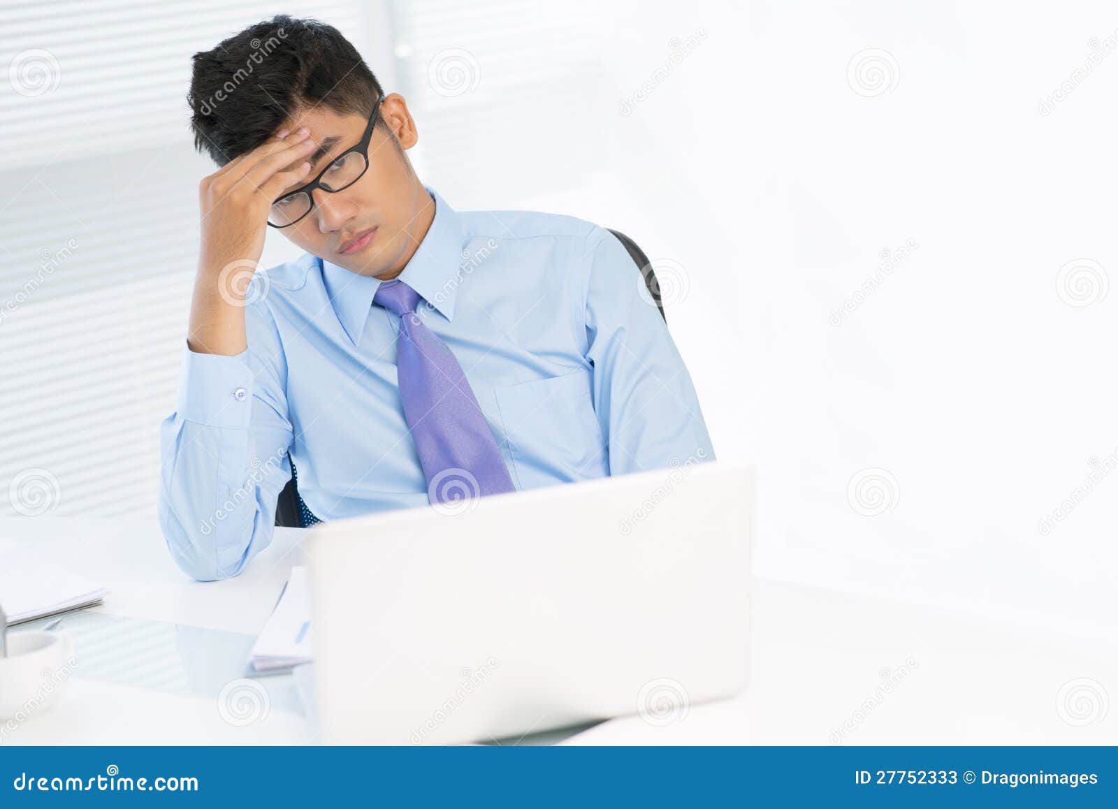 Concerned entrepreneur stock image. Image of experienced - 27752333