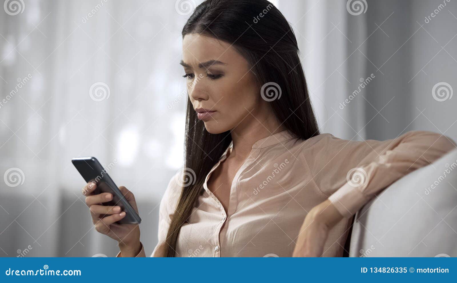 Concerned Girl Having Issues with Outdated App, Unsatisfied with Phone ...