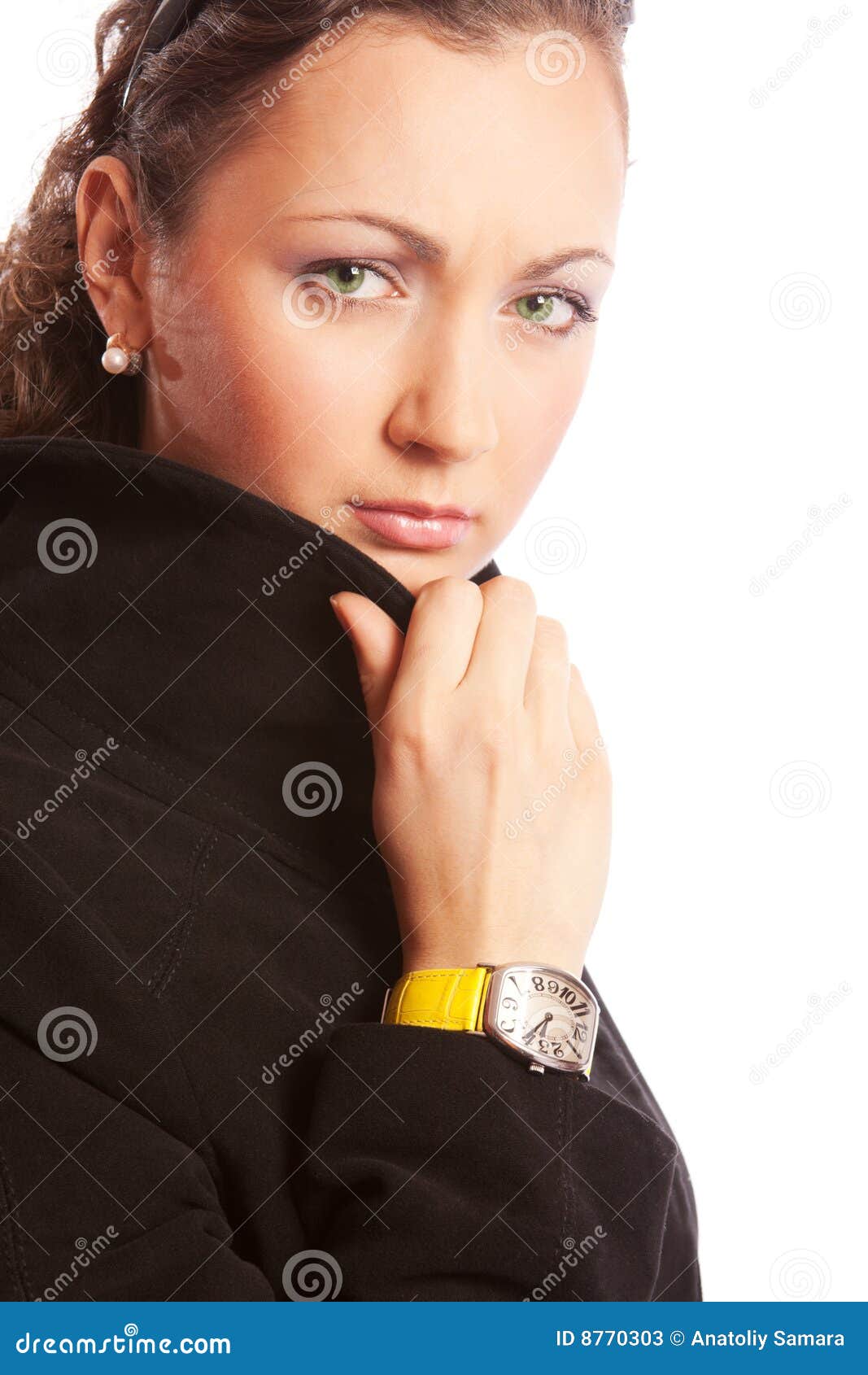 Concerned look stock image. Image of clothing, close, expression - 8770303