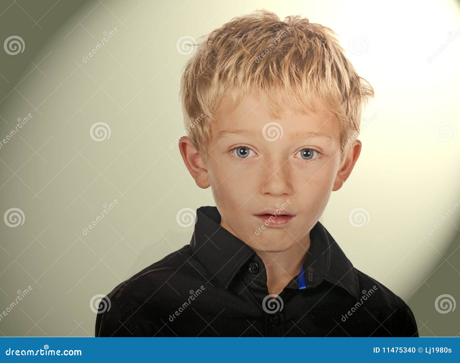 A Concerned and Shocked Little Boy Stock Photo - Image of male, worried ...