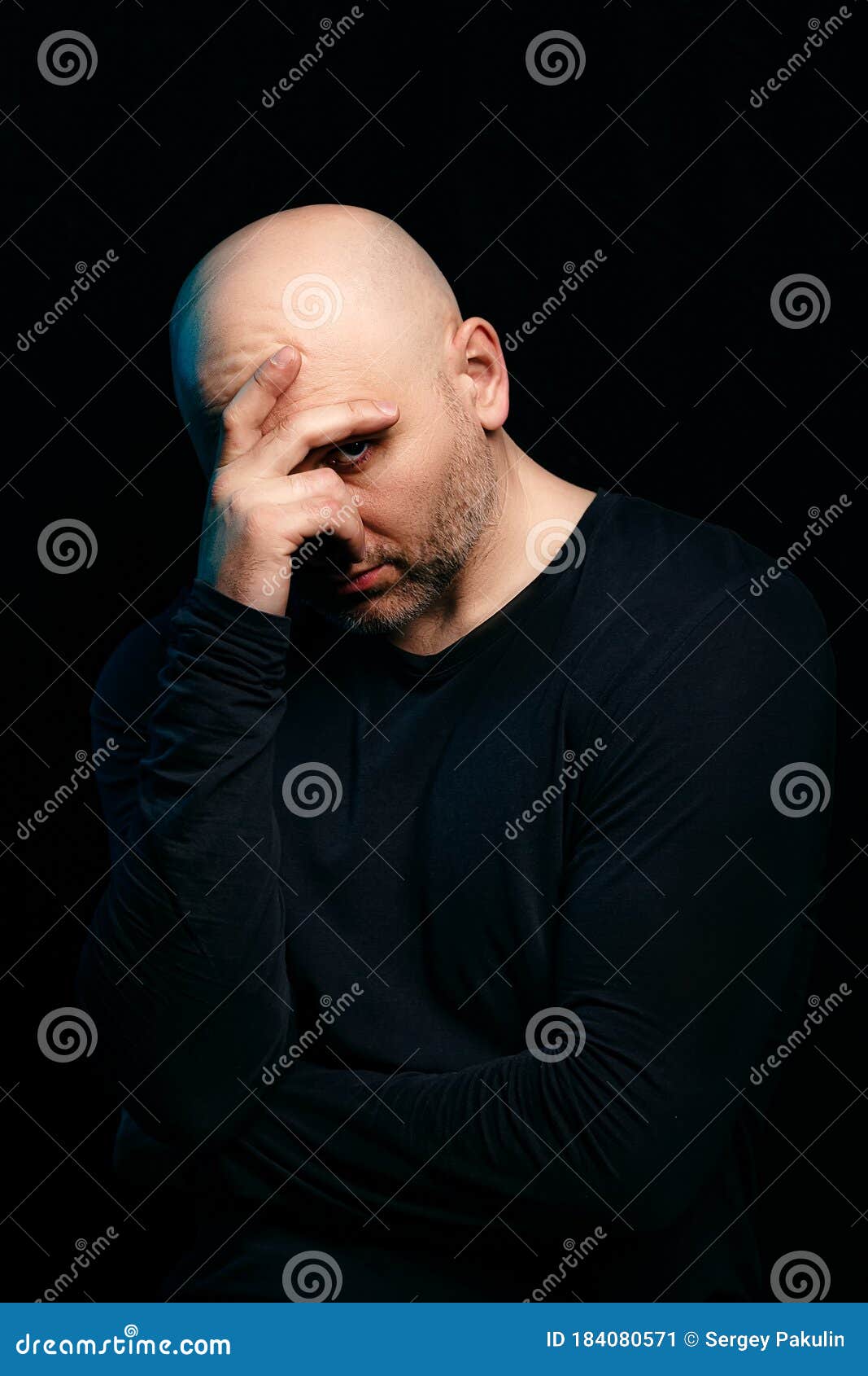 White Bald Man Posing Like A Pimp Stock Image | CartoonDealer.com #14262055