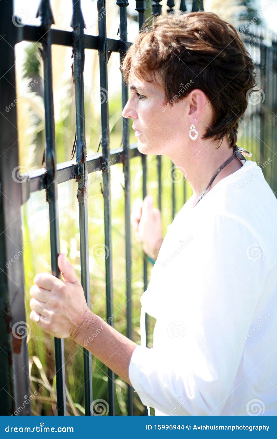 Concerned Woman stock photo. Image of forlorn, daring - 15996944