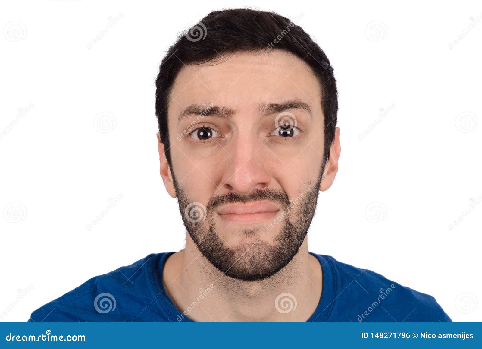 Concerned young man stock photo. Image of concerned - 148271796