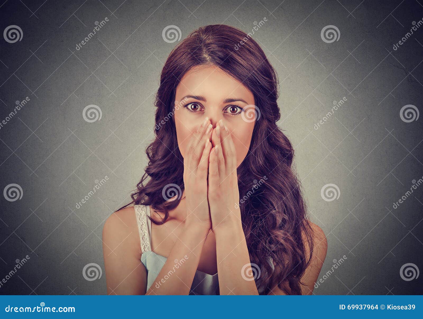Concerned young woman stock photo. Image of opportunity - 69937964