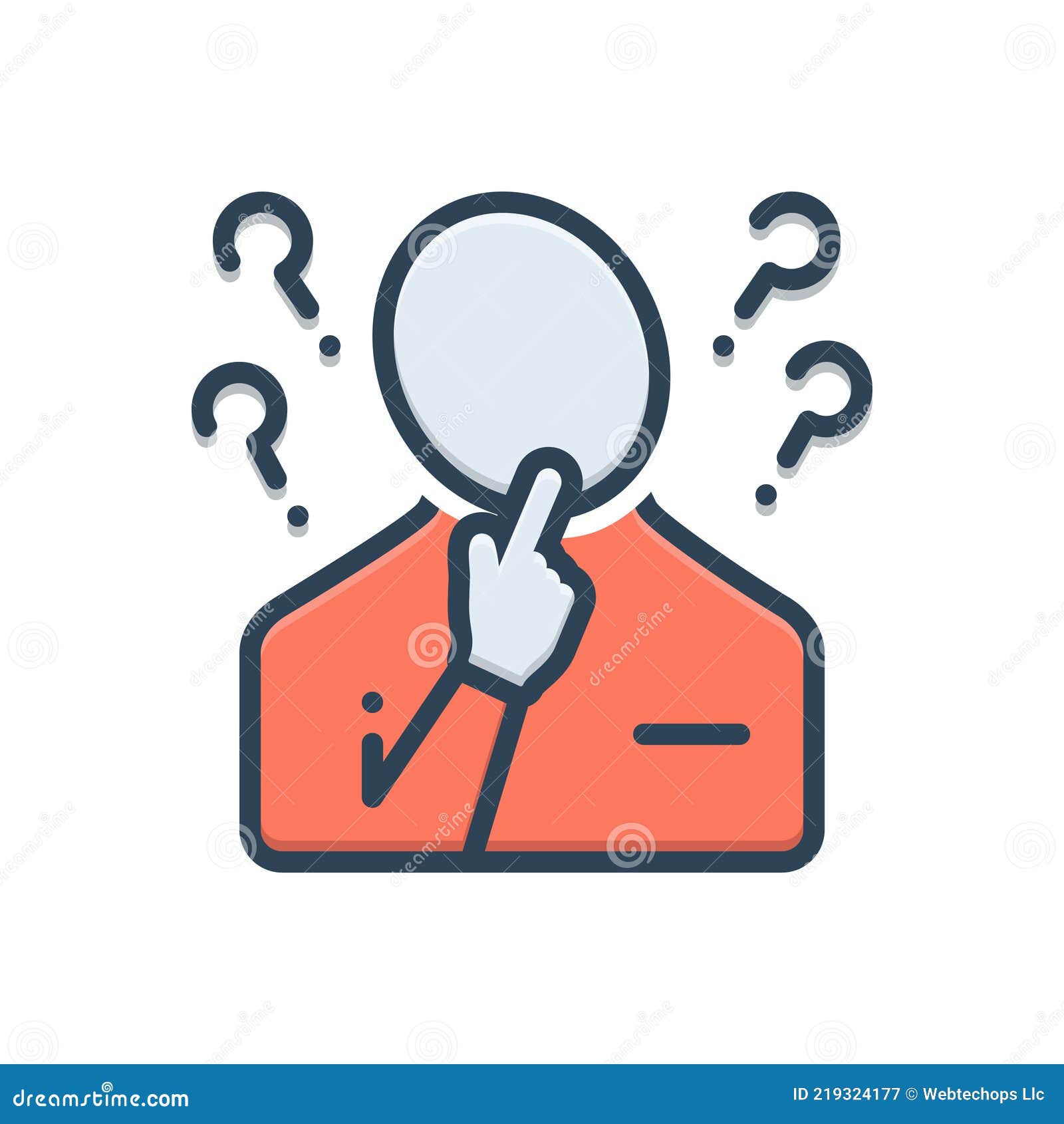 Color Illustration Icon for Concerning, about and Regarding Stock ...