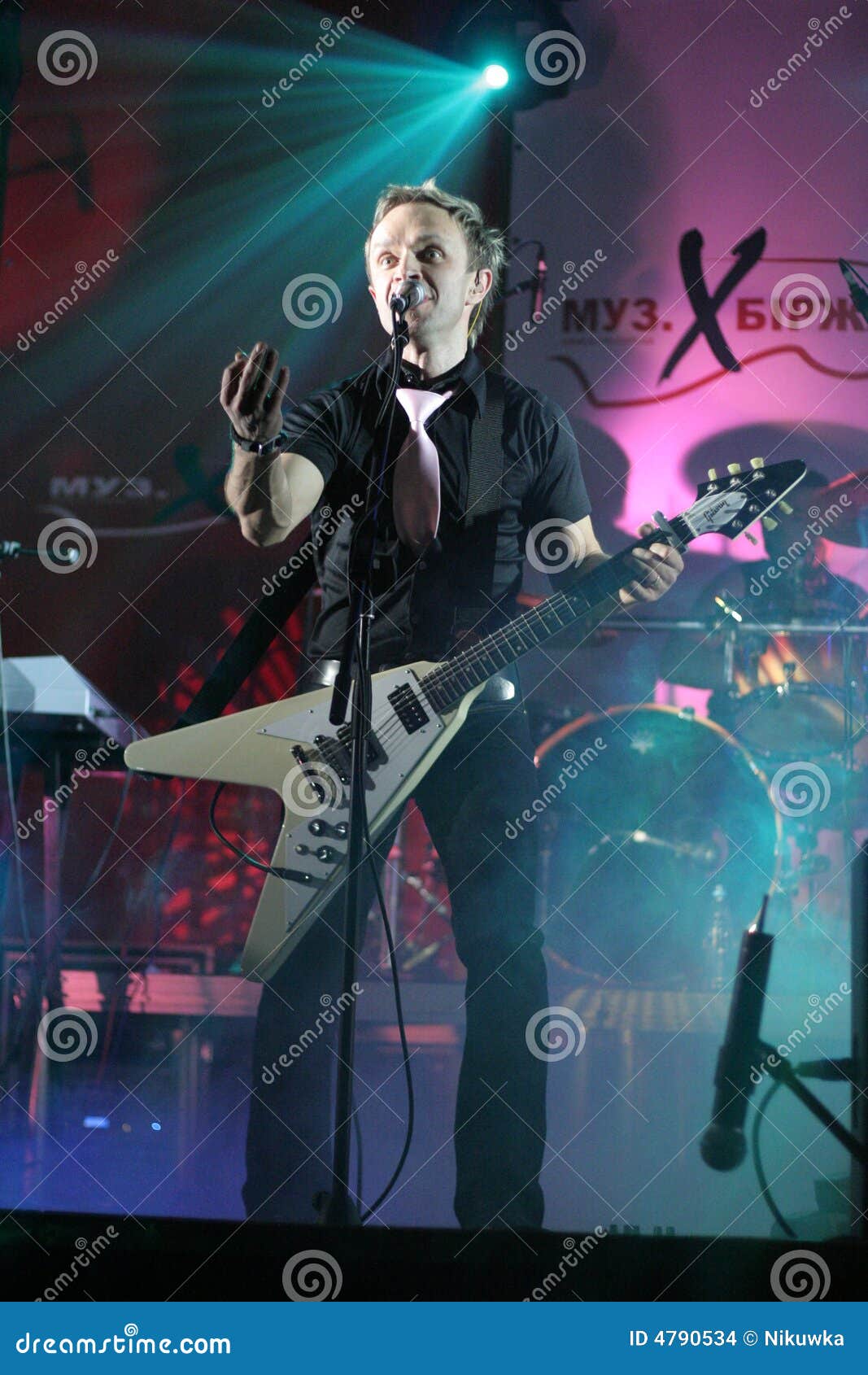 Concert of Christian Musical Band Editorial Stock Image - Image of ...