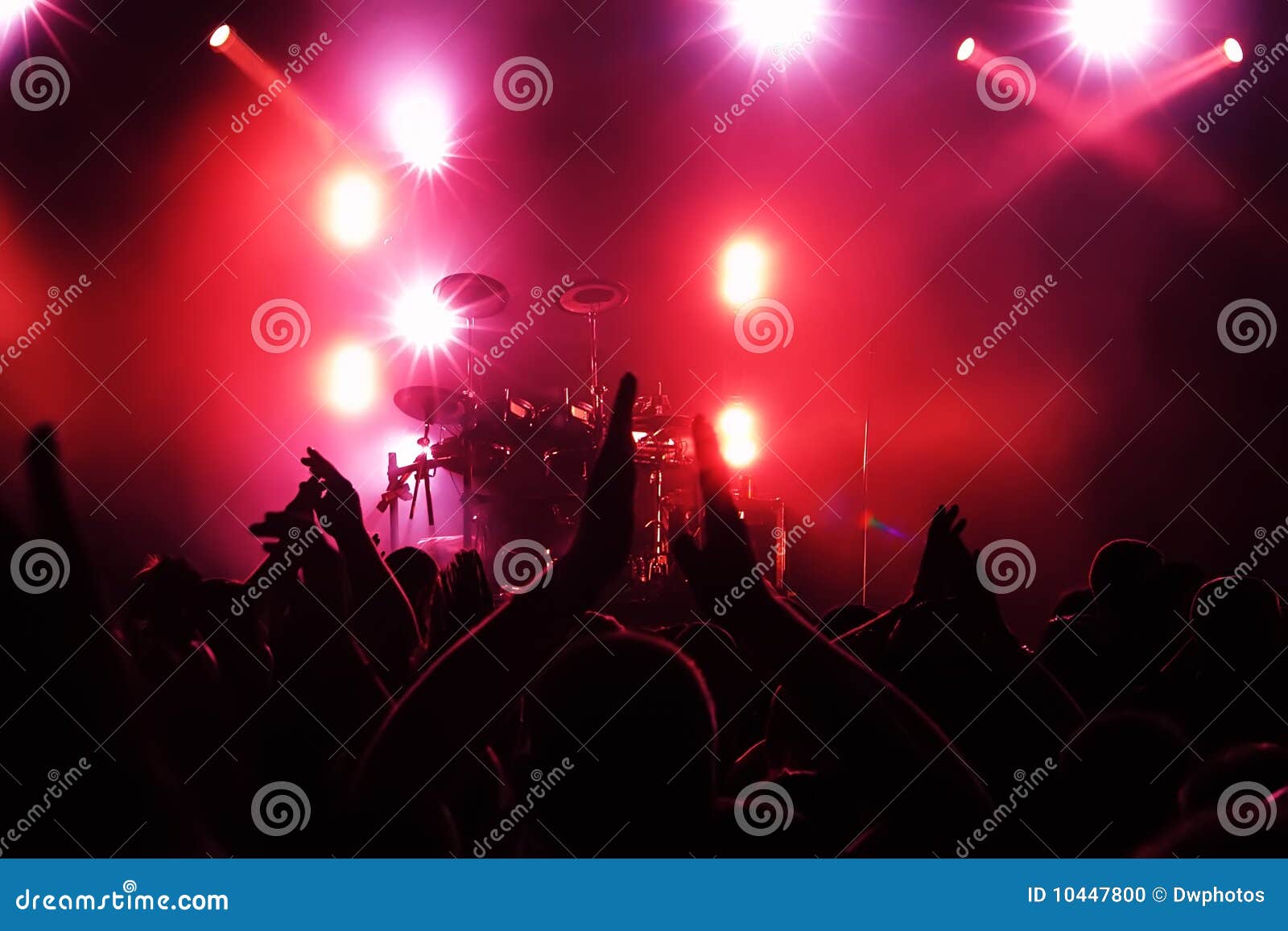 Concert Crowd stock photo. Image of band, live, perform - 10447800