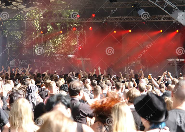 Concert Crowd stock photo. Image of rhythm, backlight - 3003698