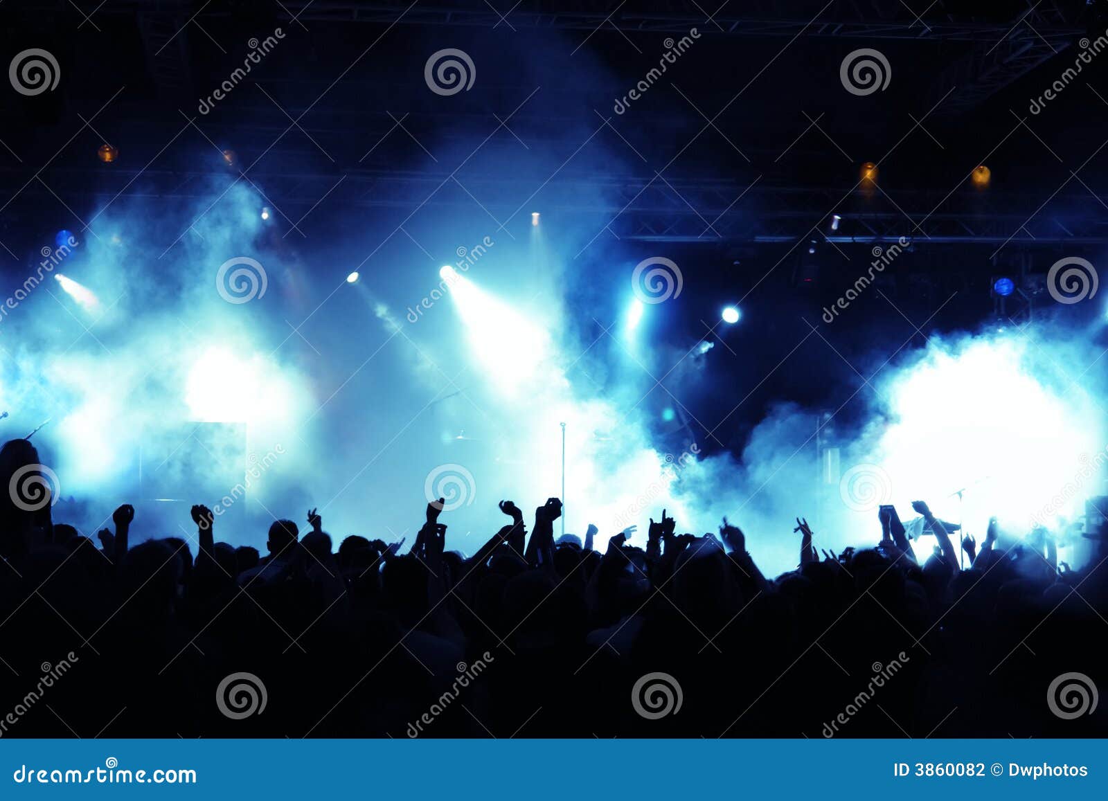 Concert Crowd stock photo. Image of beat, celebration - 3860082
