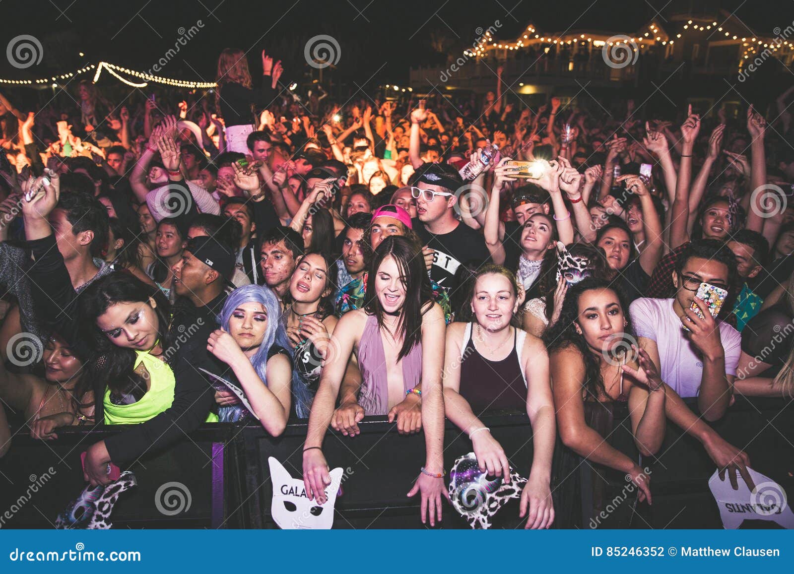 Rave Crowd Background