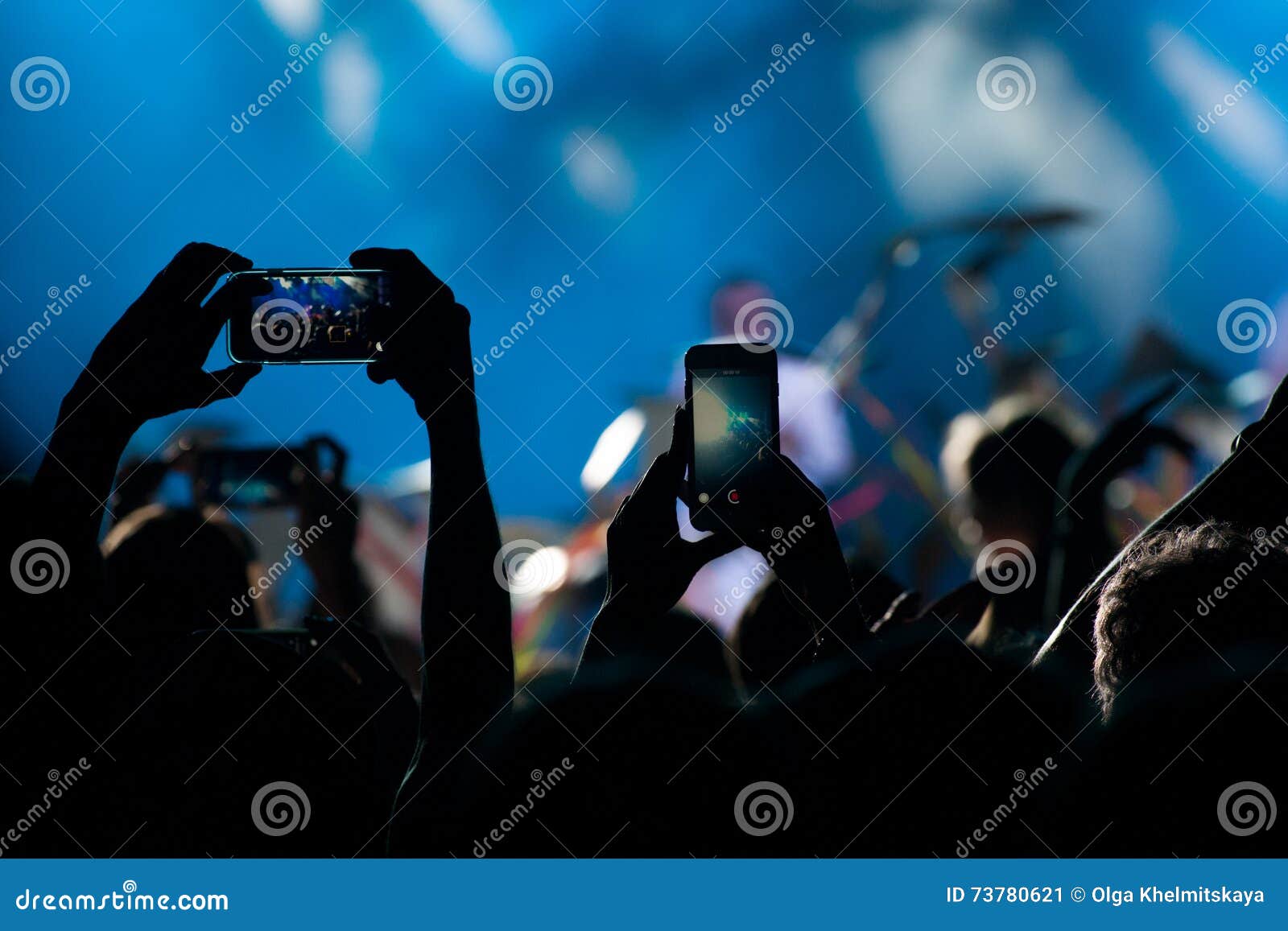 Concert crowd stock image. Image of entertainment, disco - 73780621