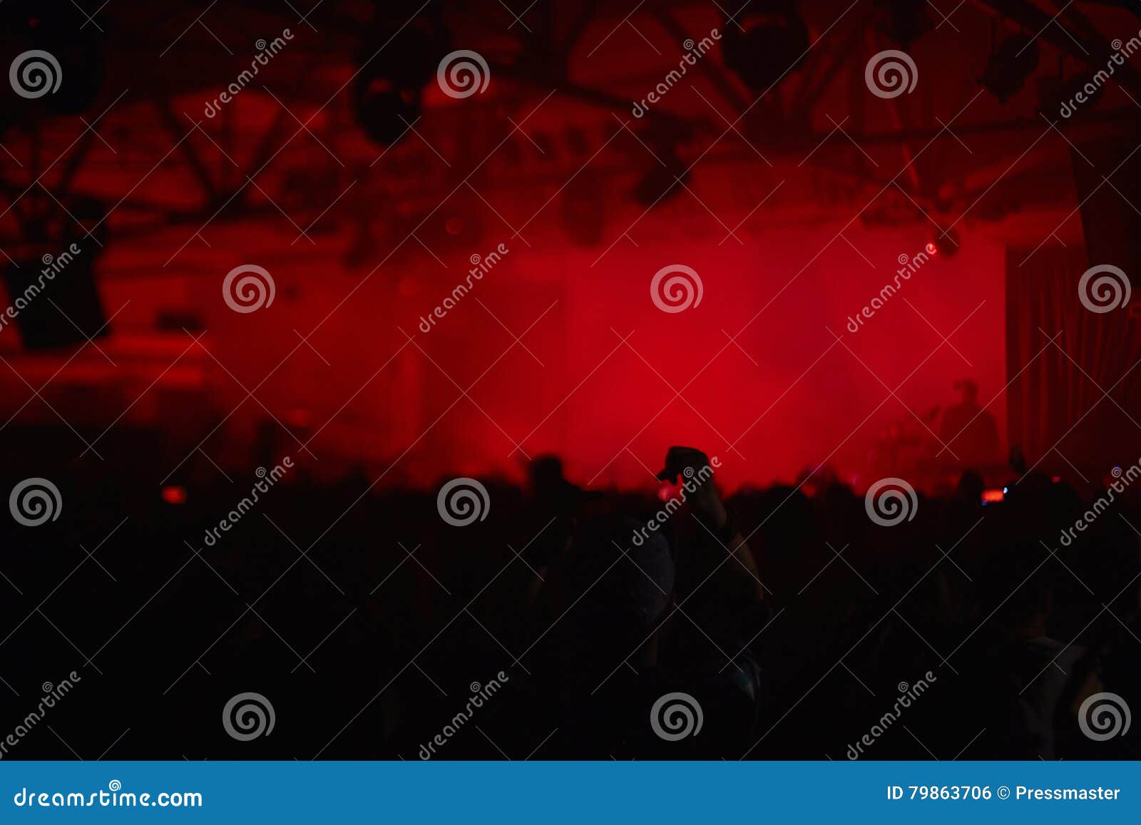 Concert in the dark stock photo. Image of event, concert - 79863706