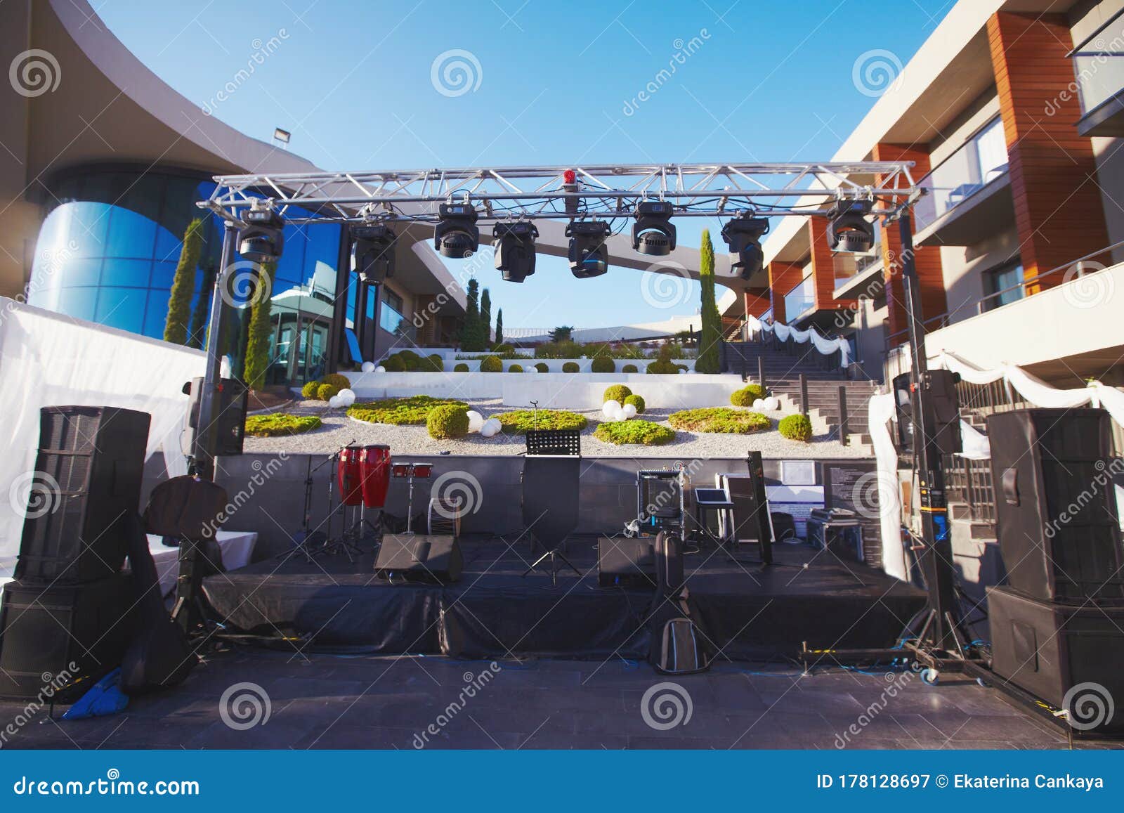 Concert Frame on Wedding Celebration Luxury Restaurant Editorial ...