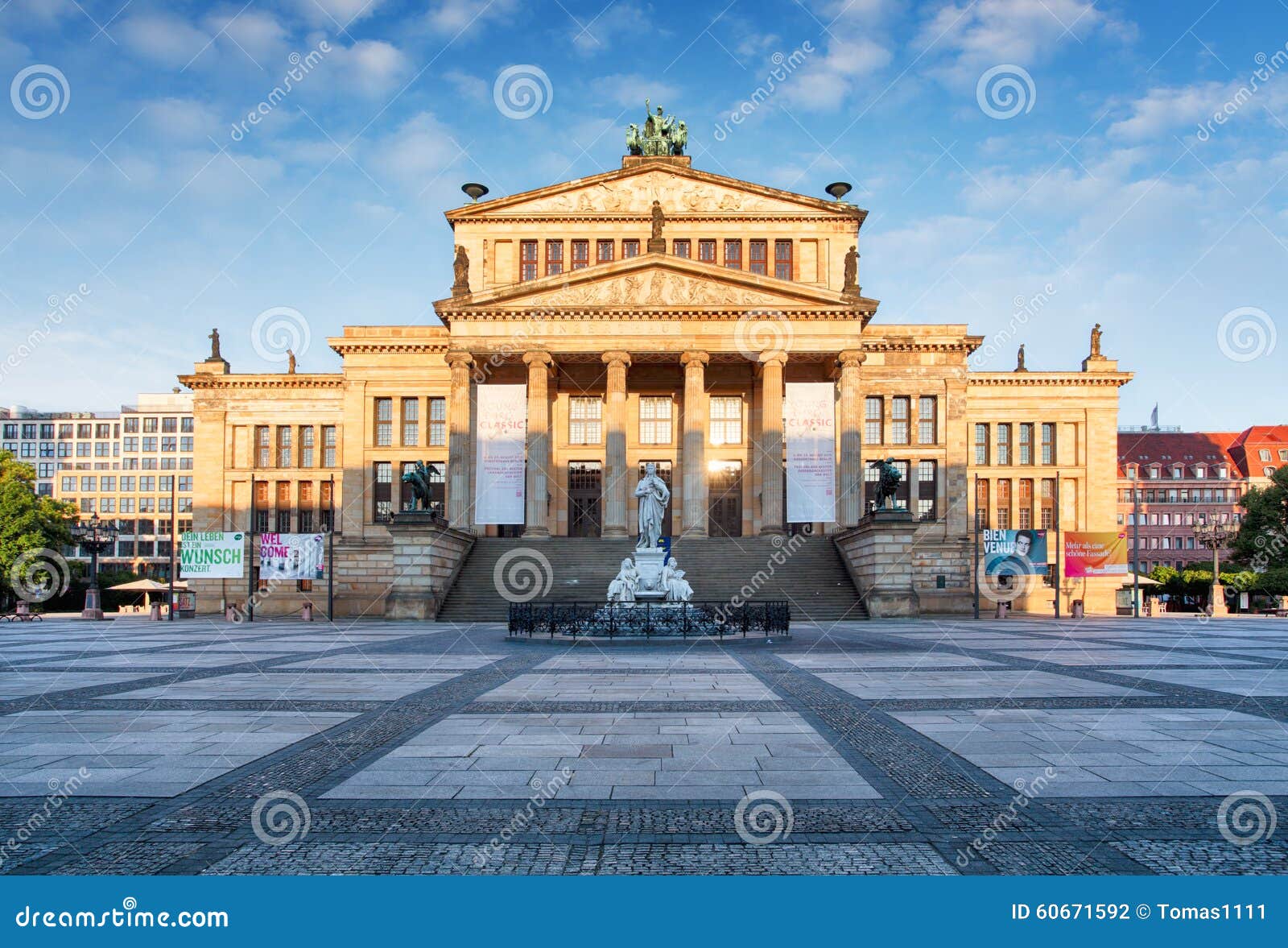 Concert Hall at the Gendarmenmarkt, Berlin Stock Photo - Image of music ...