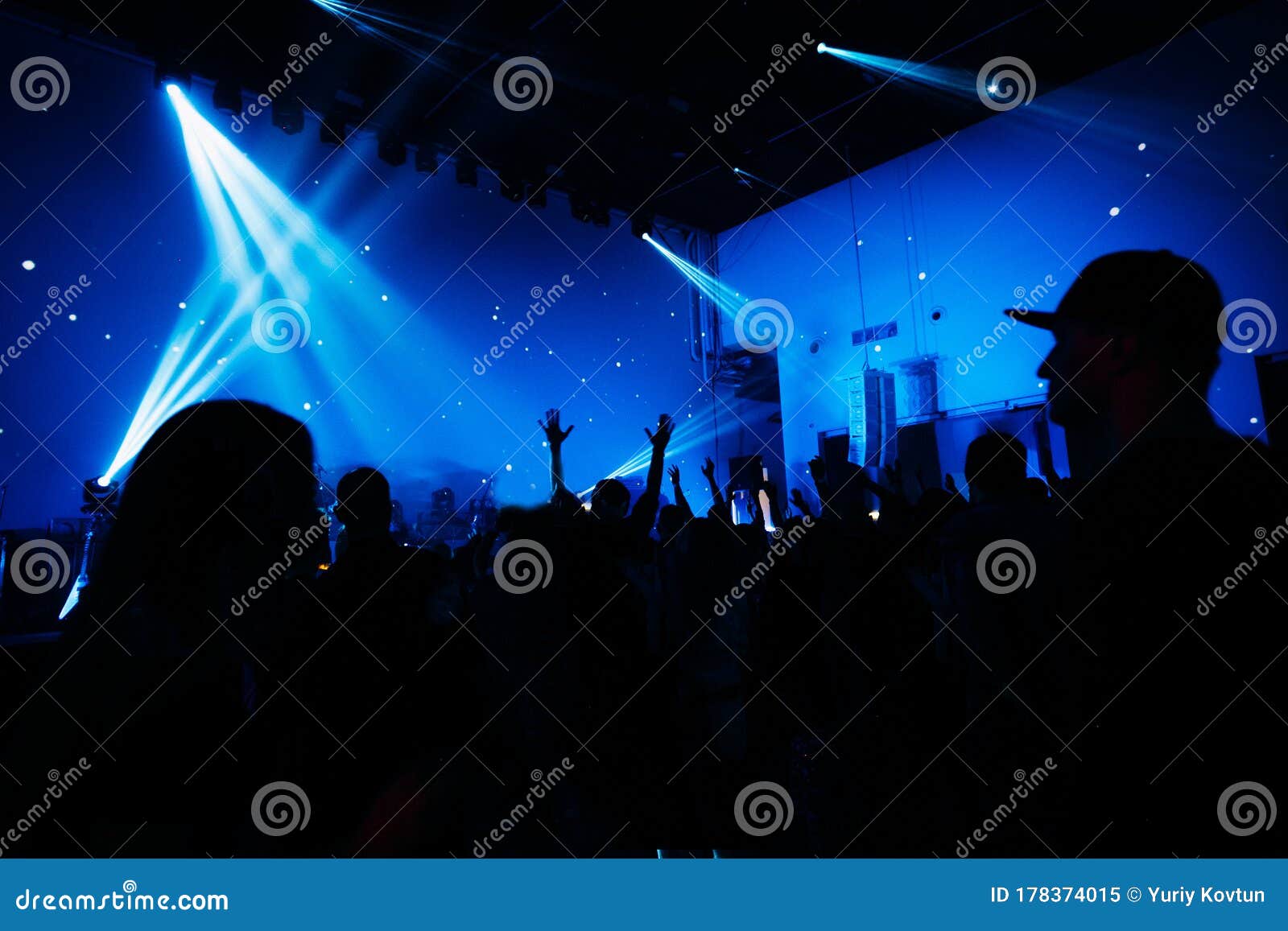 Concert Hall Musical Performance Stage Light People Stock Image - Image ...
