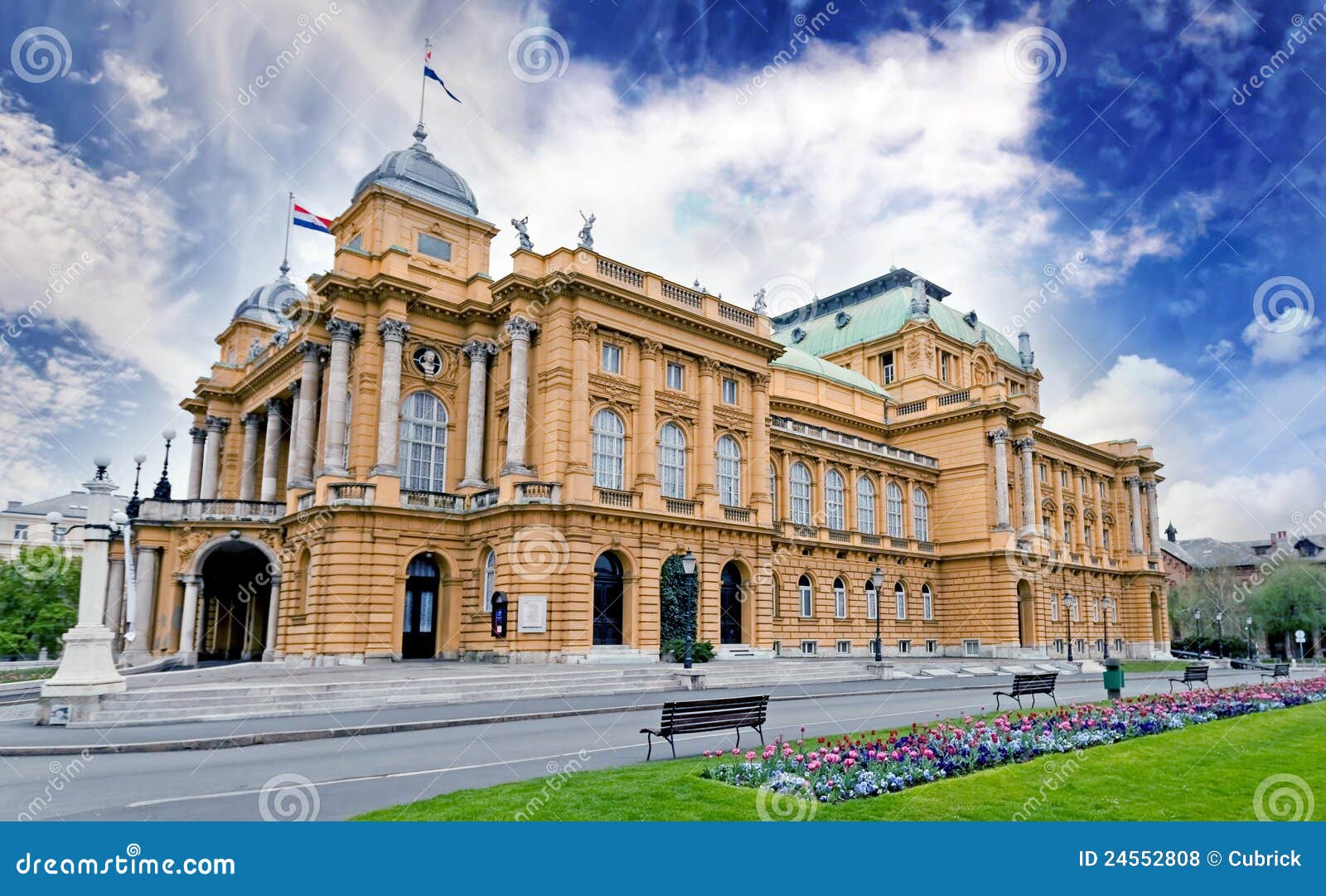 Concert Hall, Zagreb, Croatia Stock Photo - Image of donuts, door: 24552808