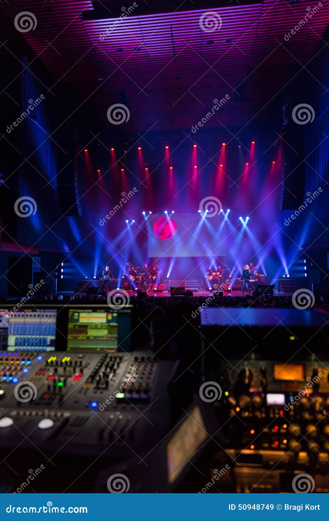 Mixing Console at Rock Concert Editorial Stock Image - Image of hell ...