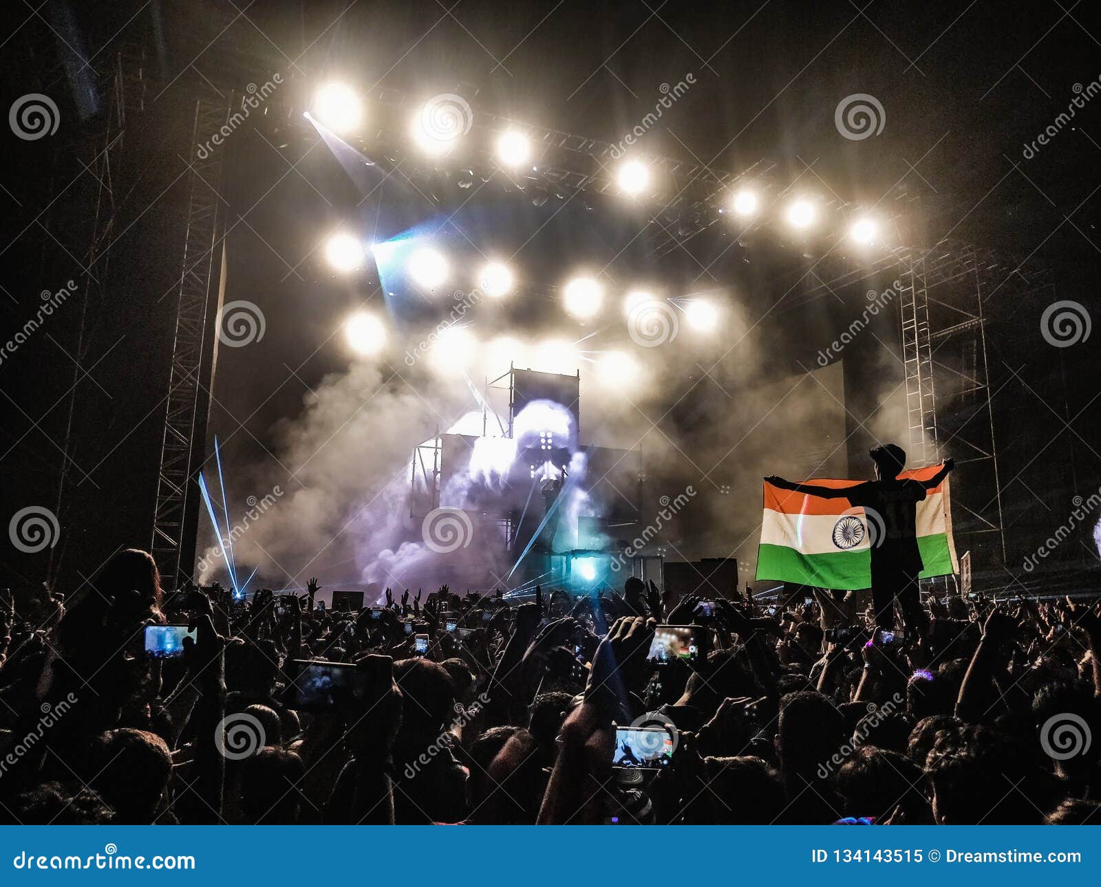 Concert in india. editorial image. Image of india, garrix - 134143515