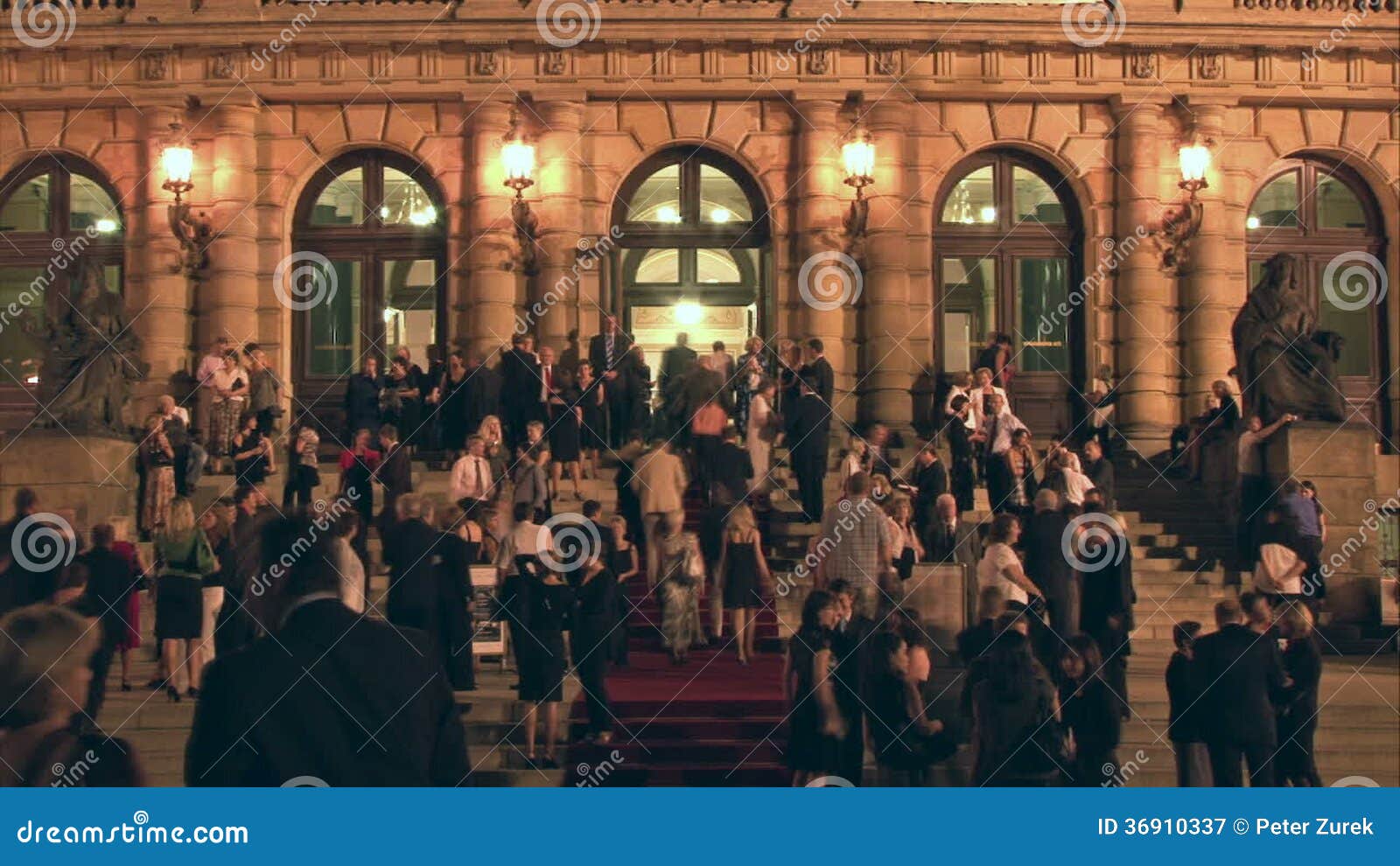 Concert intermission stock video footage. Video of formal - 36910337