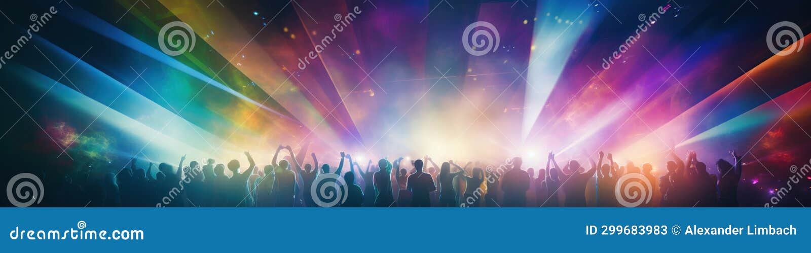 Concert laser show header stock illustration. Illustration of fest ...