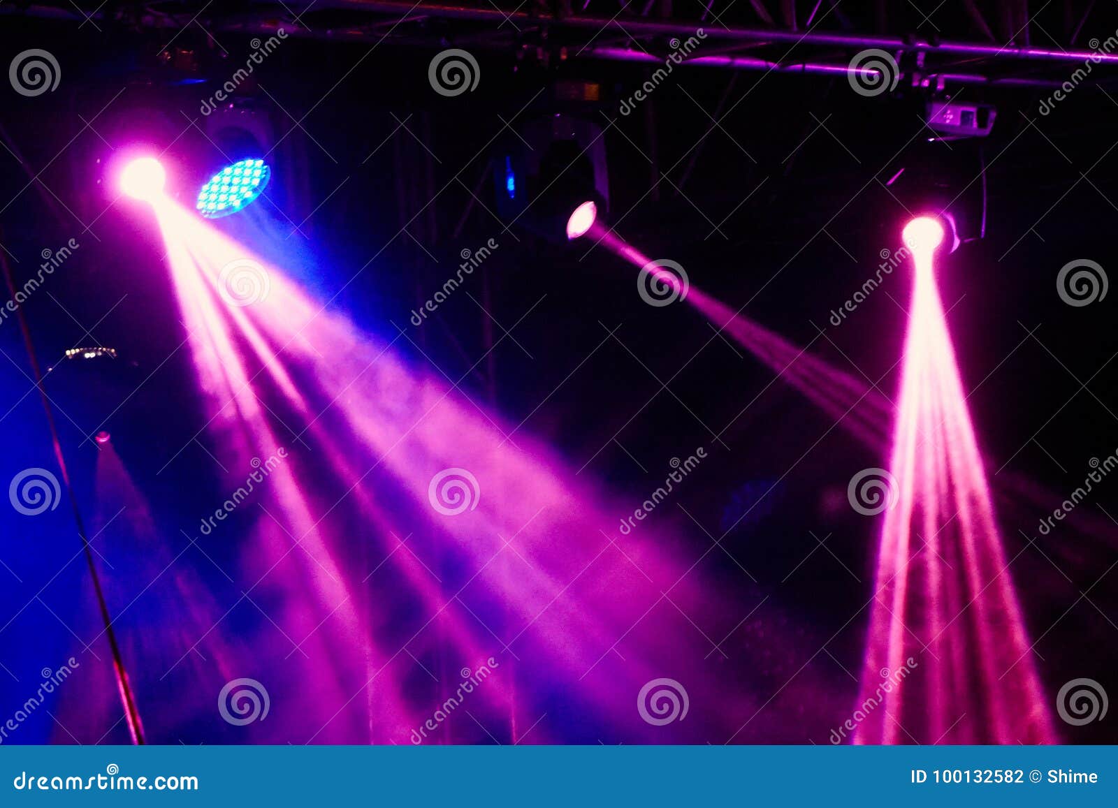 Concert light show stock photo. Image of music, light - 100132582
