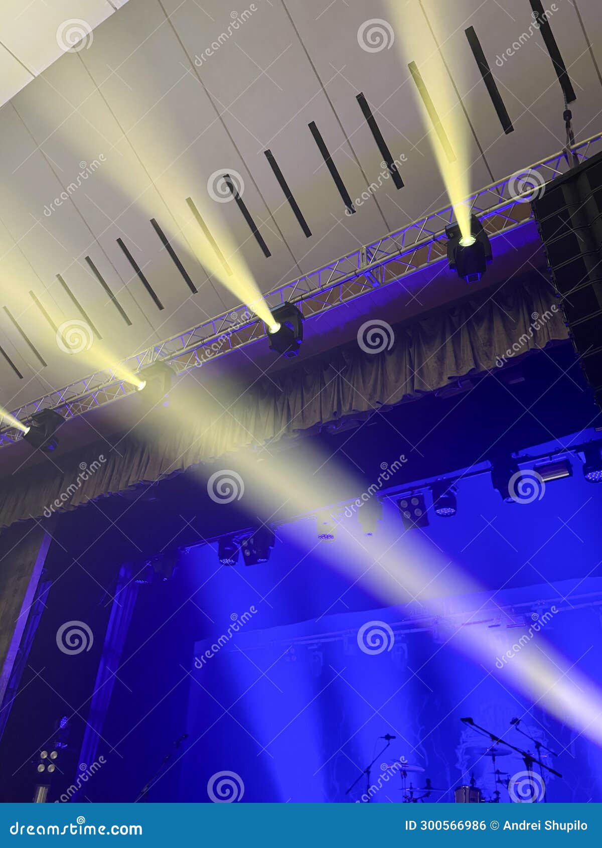 Concert Light on Stage As an Abstract Background Stock Photo - Image of ...