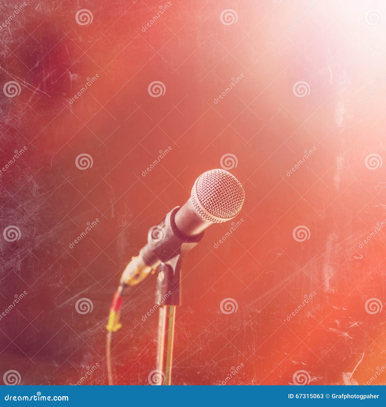 Concert microphone stock image. Image of background, room - 67315063