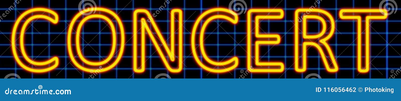 Concert neon sign stock illustration. Illustration of blue - 116056462 Concert neon sign stock illustration. Illustration of blue - 116056462
