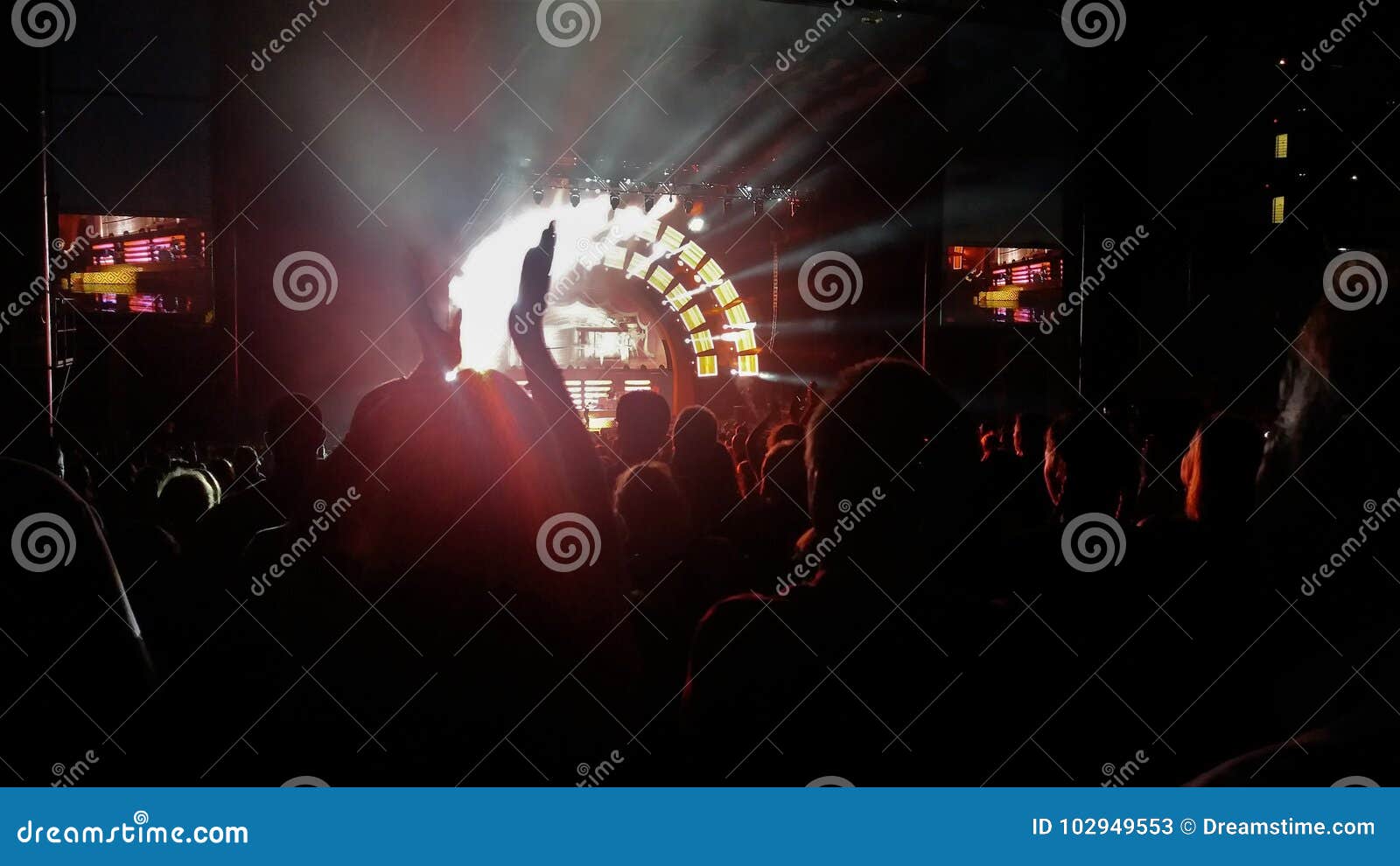 Concert night stock image. Image of summer, concert - 102949553