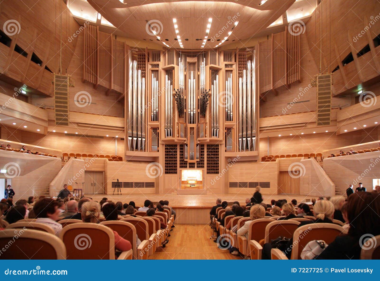 Before Concert of Organ Music Editorial Image - Image of blues, luxury ...
